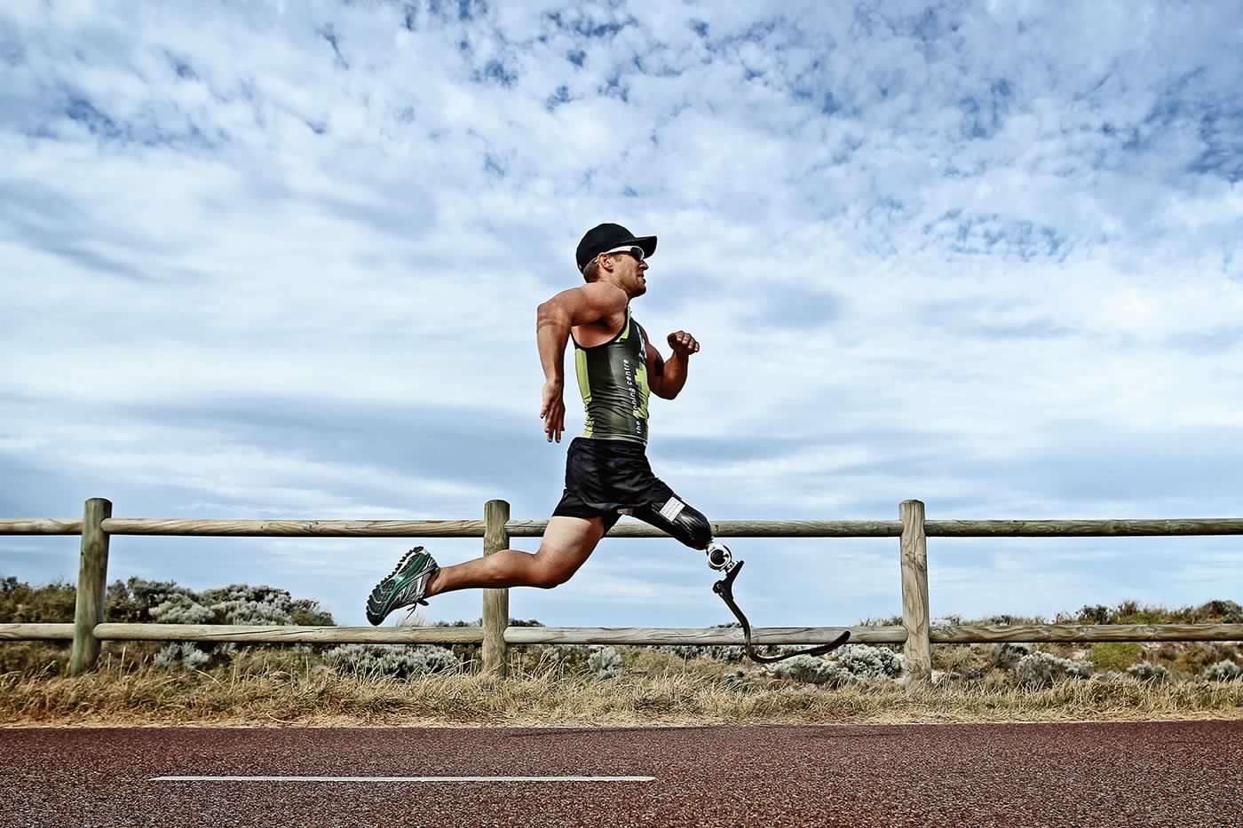 Cape Town Biokinetics Exercise RehabilitationAmputee.Running